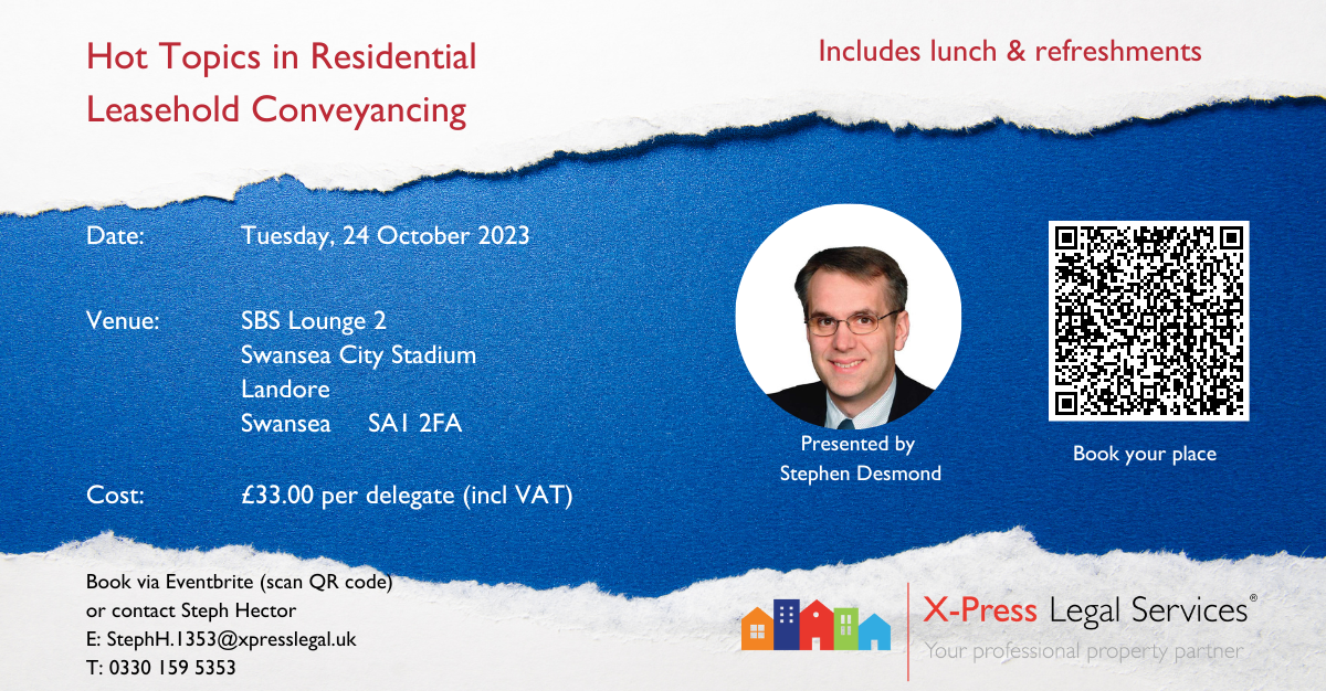 Hot Topics in Residential Leasehold Conveyancing with Stephen Desmond ...
